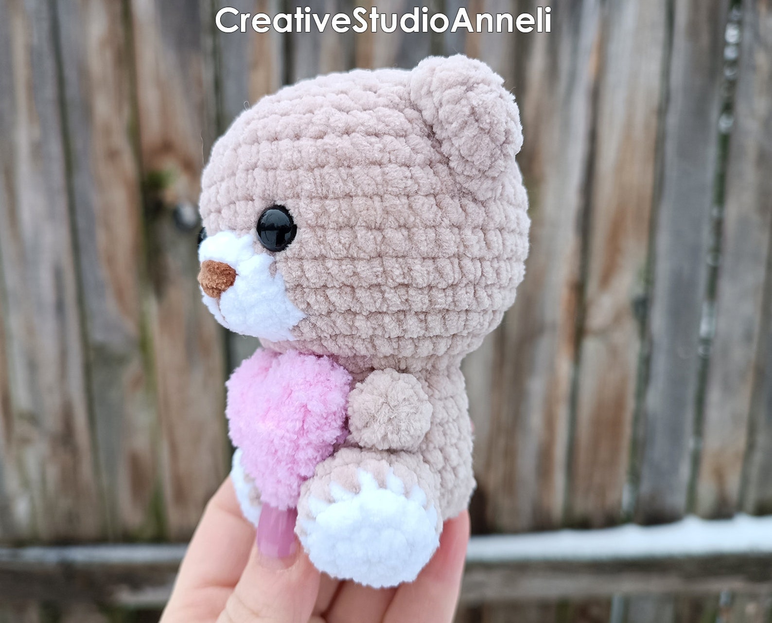 Crochet Bear Plushie/ Bear Plush Toy/ Amigurumi Bear/ Animal - Etsy