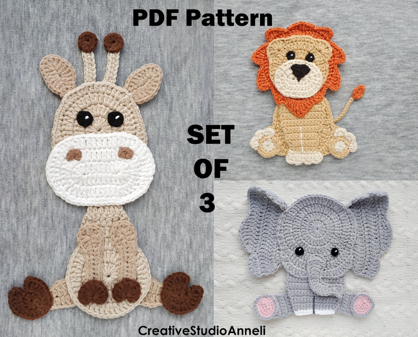 Crochet Pattern/ PDF/ Crochet Applique Pattern/ Applique - Etsy
