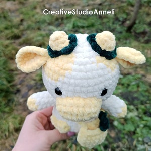 Crochet Lemon Cow Plushie/ Stuffed Cow Plush/fruit Chubby Cow/ Farm ...