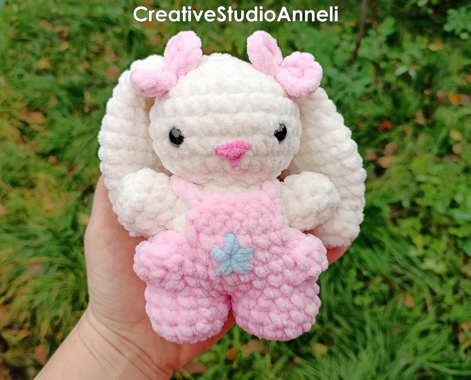 Crochet Bunny Plushie/ Cutie Rabbit Plush/ Amigurumi Bunny/ - Etsy