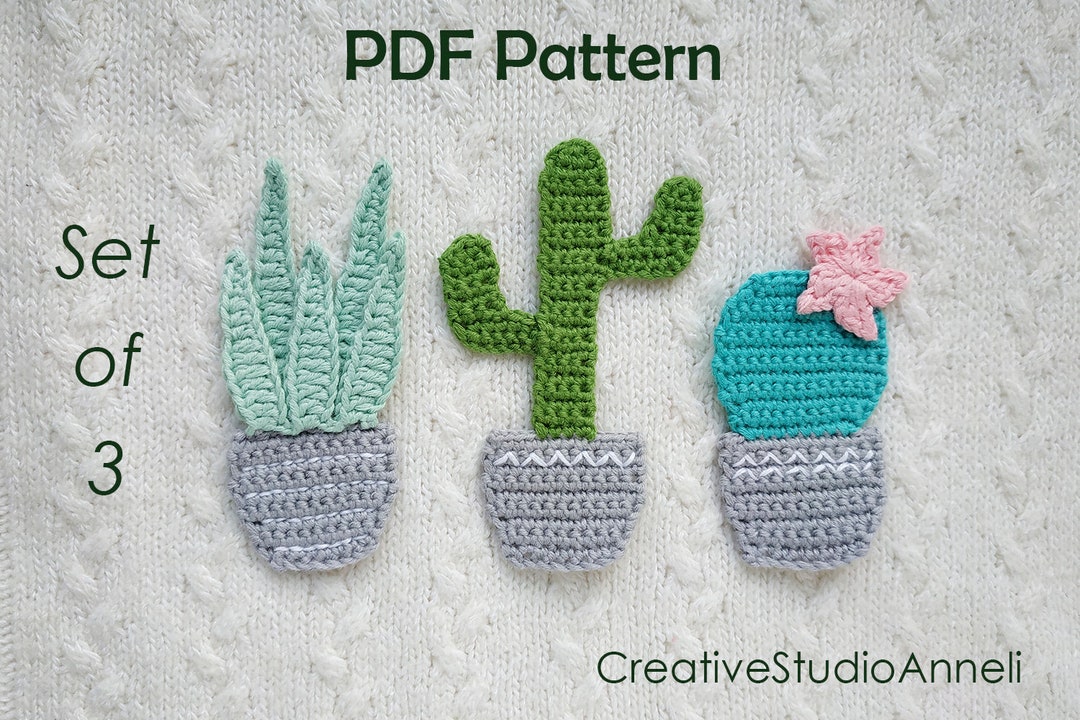 Crochet Pattern/ INSTANT PDF DOWNLOAD/ Crochet Applique Pattern ...