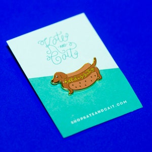 Hot Diggity Dog Pin - Etsy