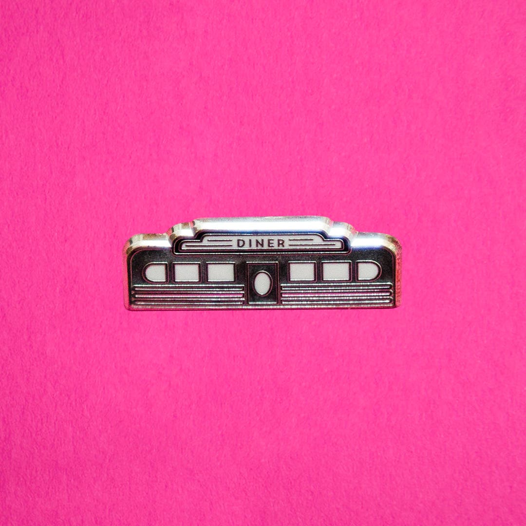 Diner - Hard Enamel Lapel Pin - Etsy