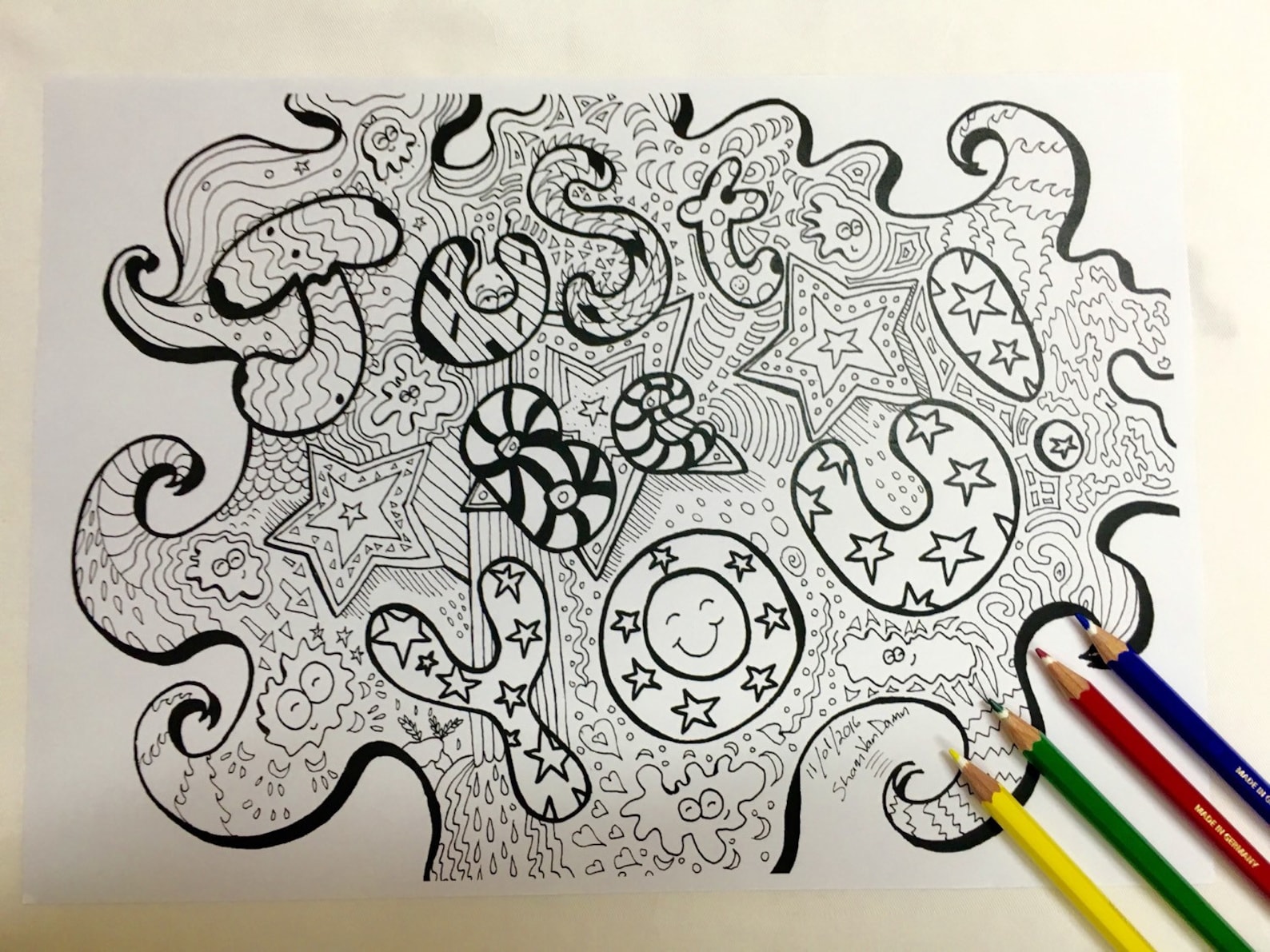 Just Be You Coloring Page ( Adult Coloring Book Adult Coloring Page Art ...