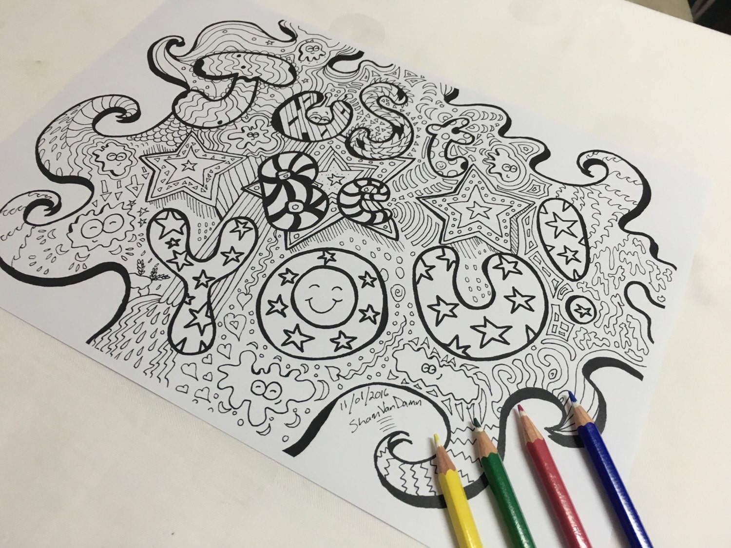 Just Be You Coloring Page ( Adult Coloring Book Adult Coloring Page Art ...