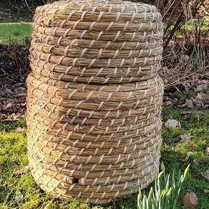 Traditional Bee Skep, Straw Beehives Swarm Collecting Skeps, Eco ...
