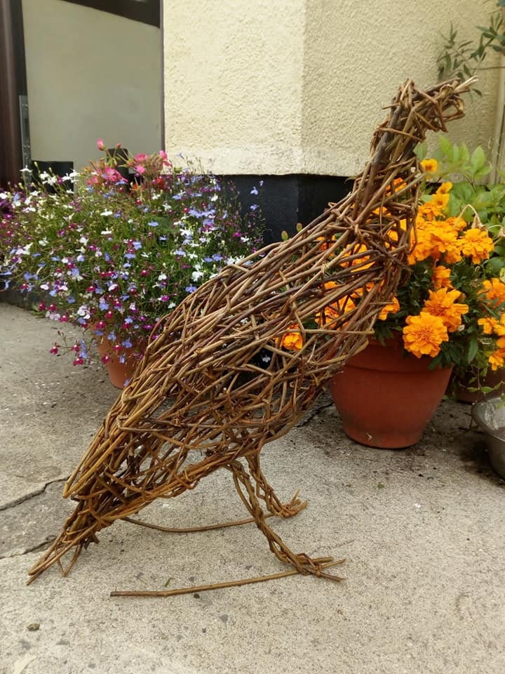 Willow woven sculptures any animal creatures birds custom | Etsy