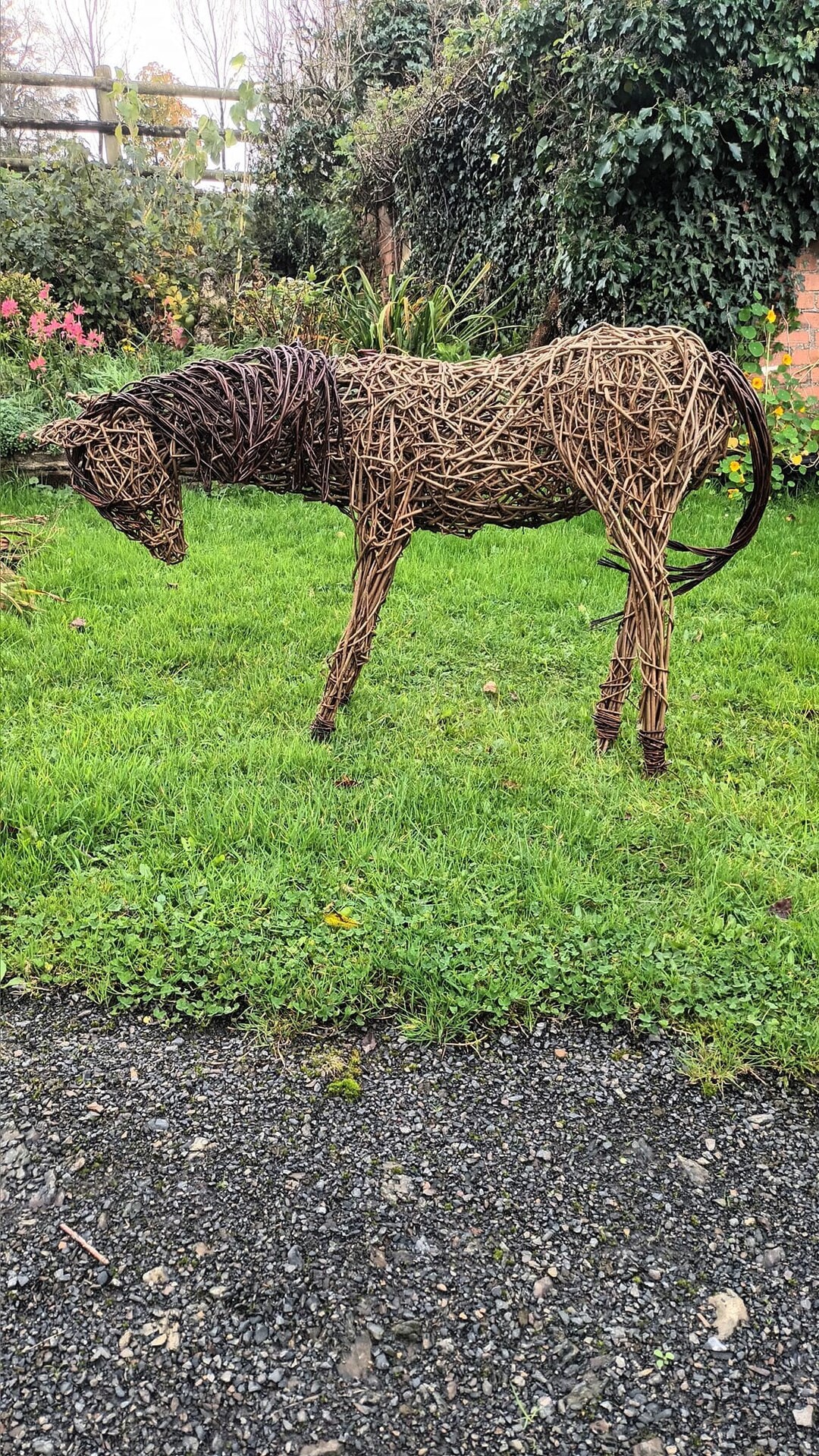 Horse, Pony, Animal, Willow Sculpture, Custom Order, Made to Order ...