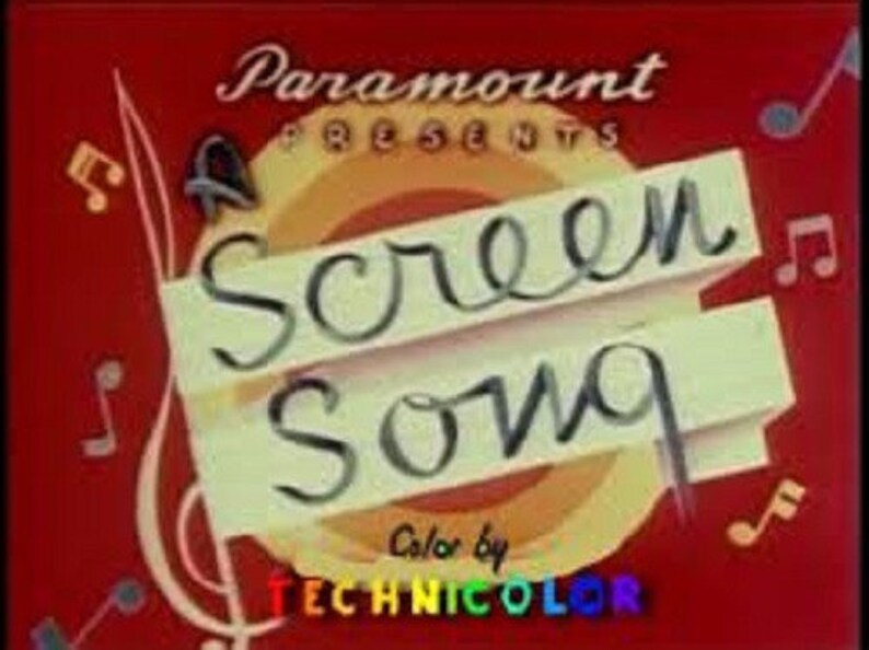 Screen Songs 1947-1951 cartoon Series30 Cartoons on 2 Discs DVD-R - Etsy
