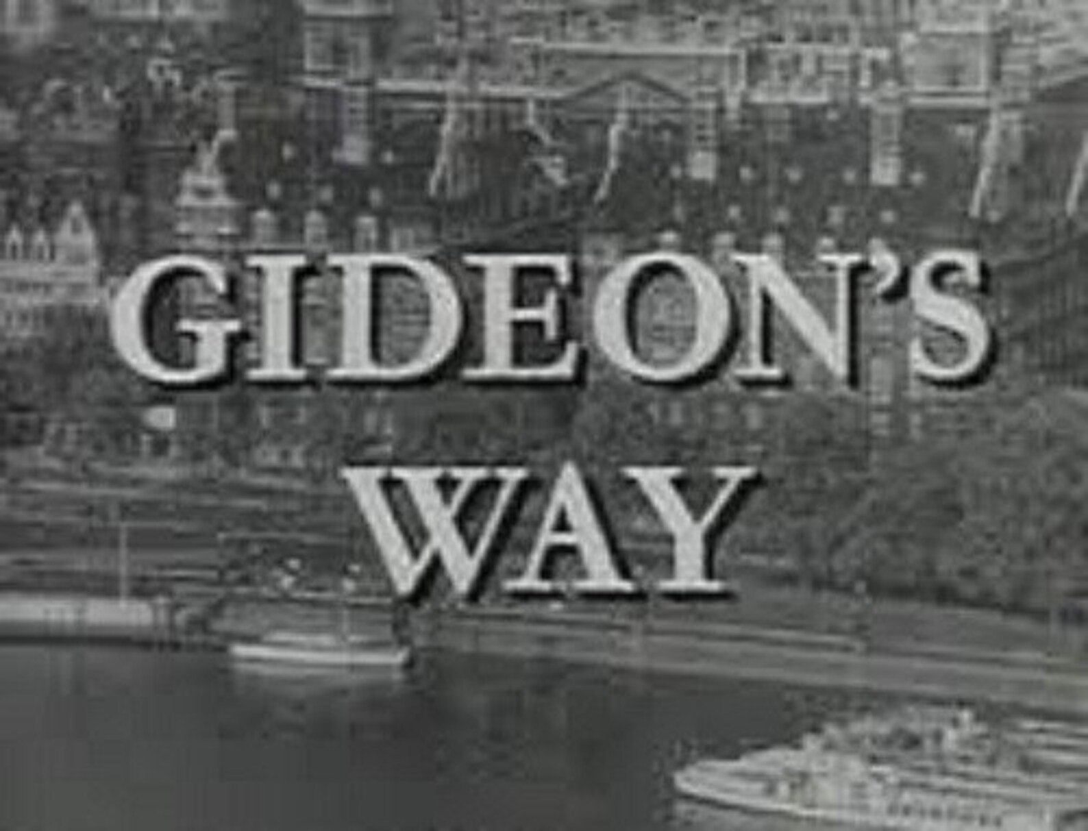 Gideon C.I.D. Aka Gideon's Way 1964-1967 TV Series5 - Etsy