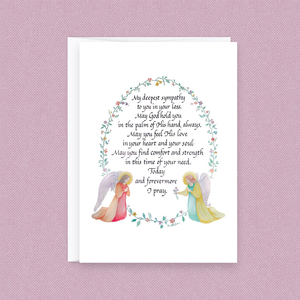 My Deepest Sympathy Card Sympathy Card Condolence Card - Etsy