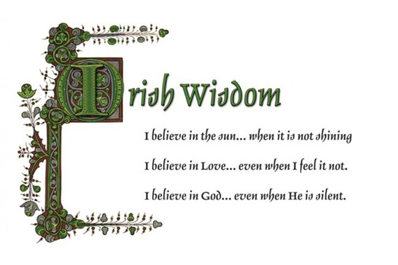 Irish Wisdom | Etsy