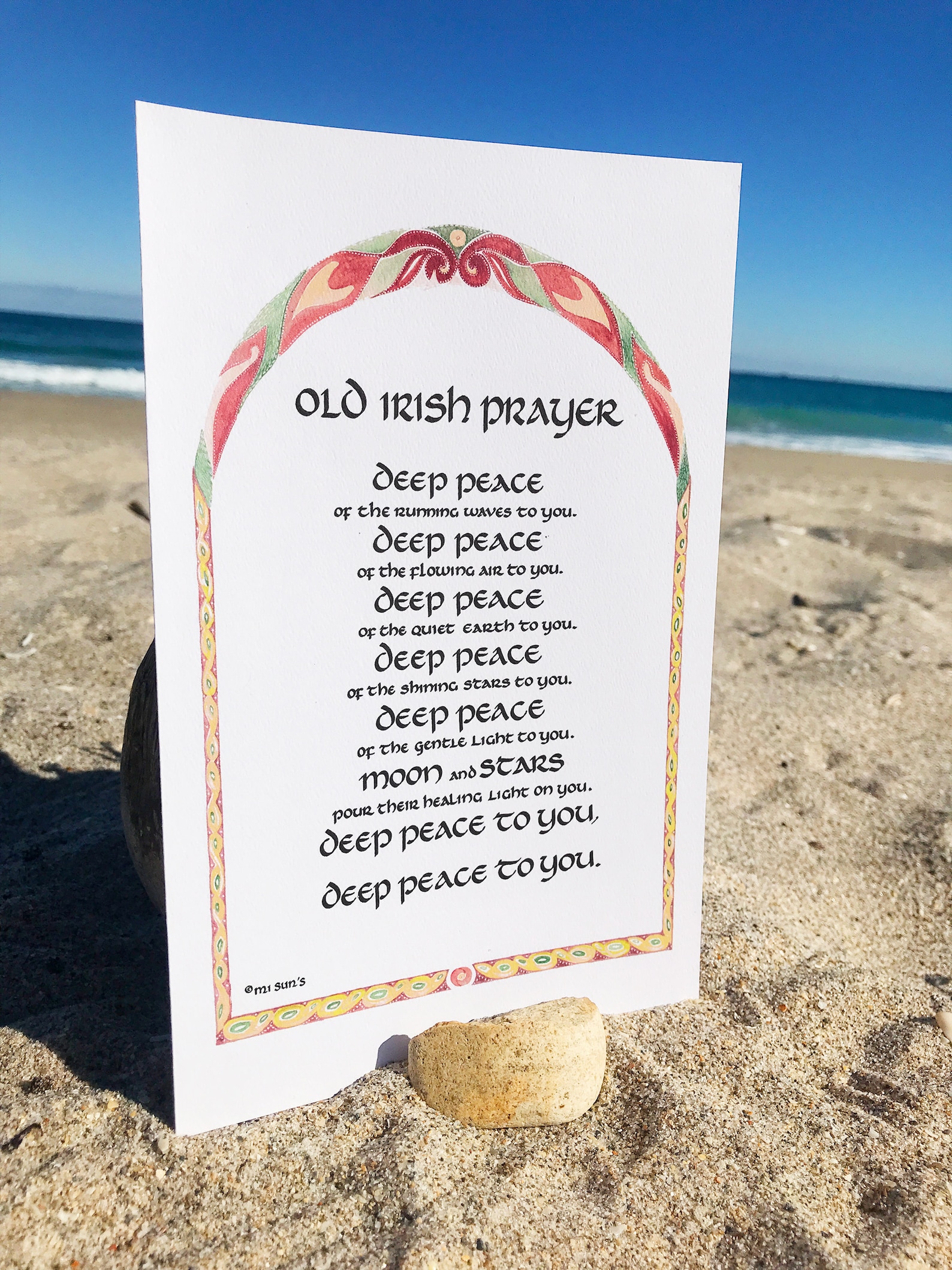 Old Irish Prayer Greeting Card Irish Blessings Cards Irish - Etsy