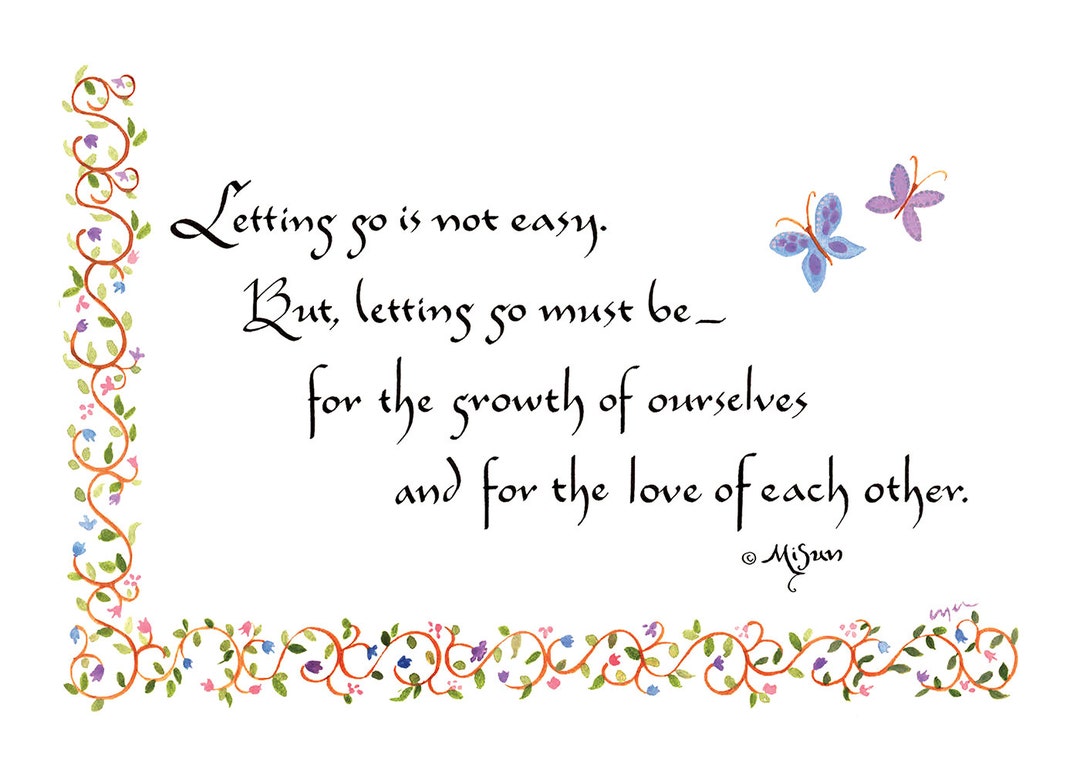Letting Go - Etsy