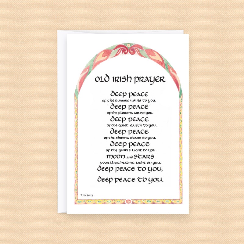 Irish Sympathy Card - Etsy