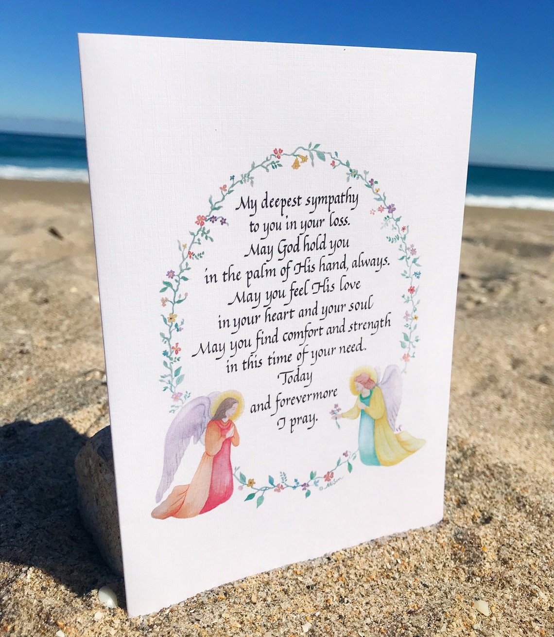 My Deepest Sympathy Card Sympathy Card Condolence Card | Etsy Canada