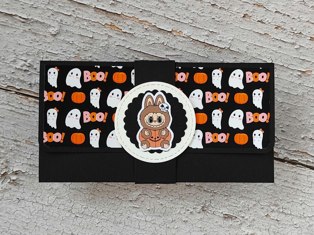 Halloween Labubu Monster Gift Envelopes Handmade, Ghost Boo Gift Cash ...