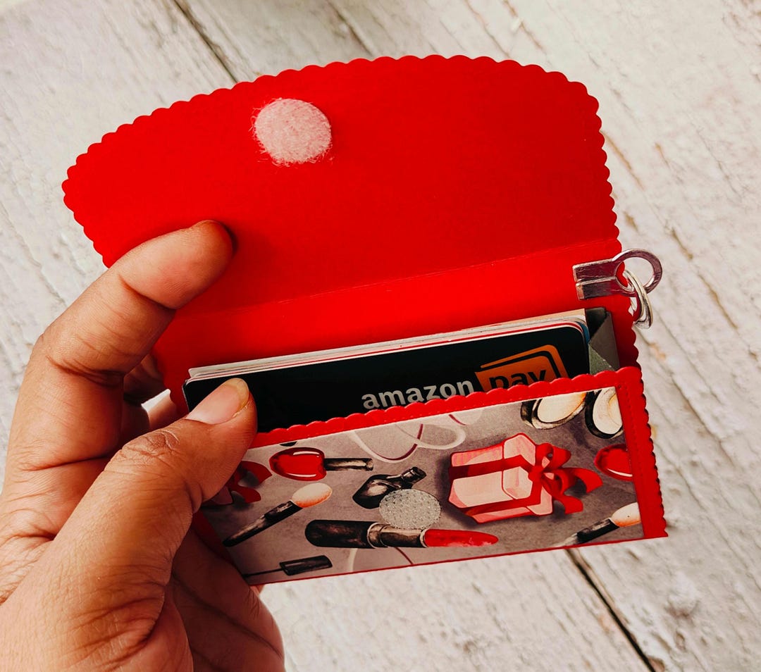 Multiple Gift Card Holder Paper Clutch,valentine Gift for Fashionista ...