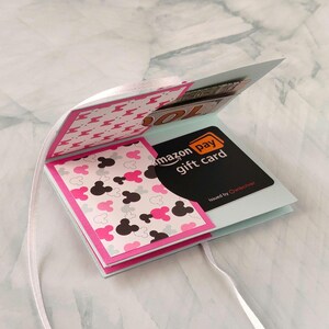 Minnie Mouse Gift Card Holder: Personalized Mini Booklet - Etsy