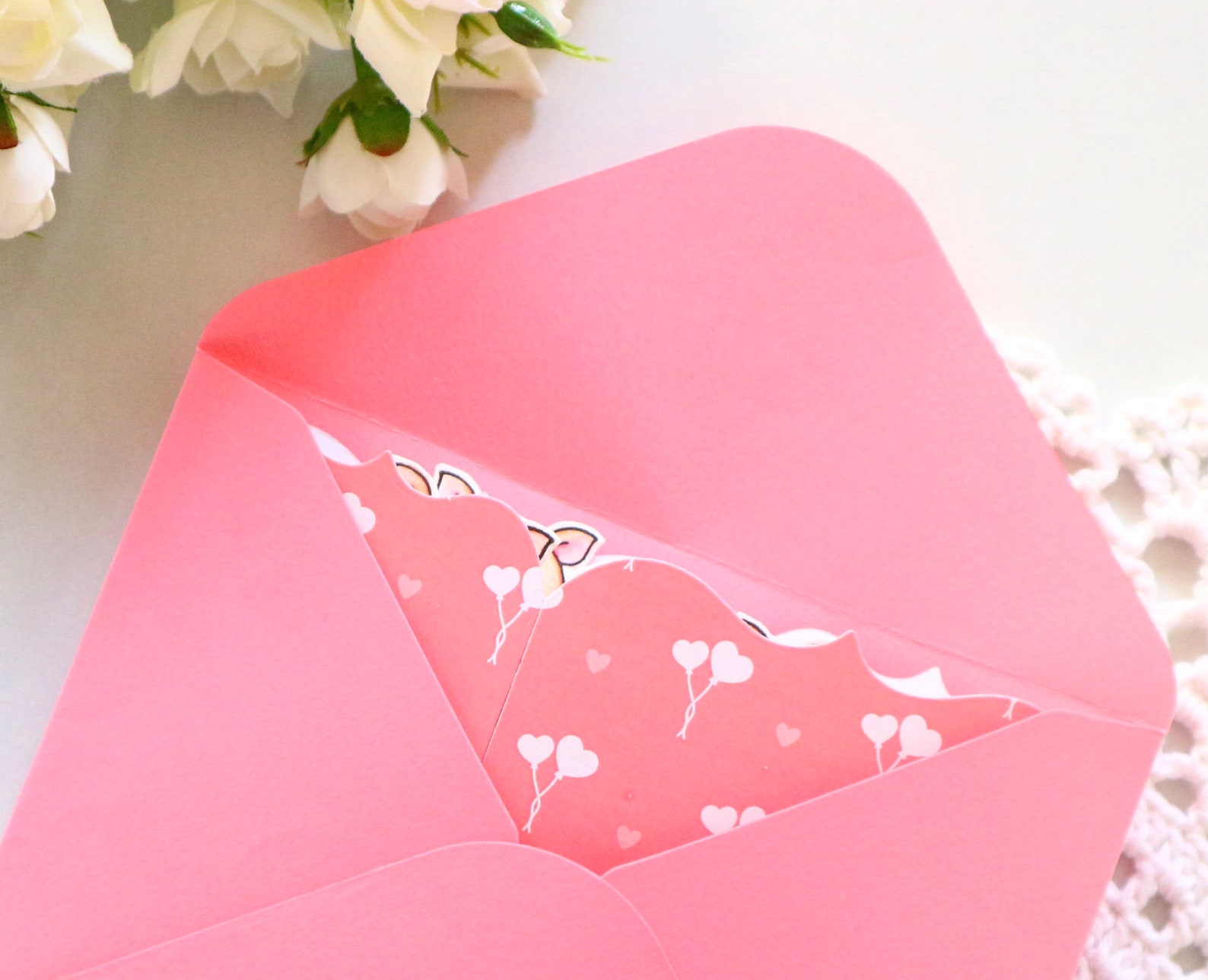 Pig Popup Box Card, Personalised Card With Custom Message, Gift for Pig ...