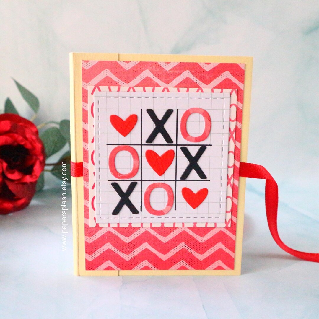 Gift Card Holder Book Tic Tac Toe Personalisable, Multiple Gift Card ...