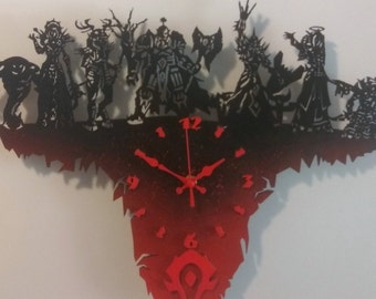 Warcraft Clock | Etsy
