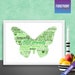 Personalised BEST FRIENDS Butterfly Wordart Print Special - Etsy
