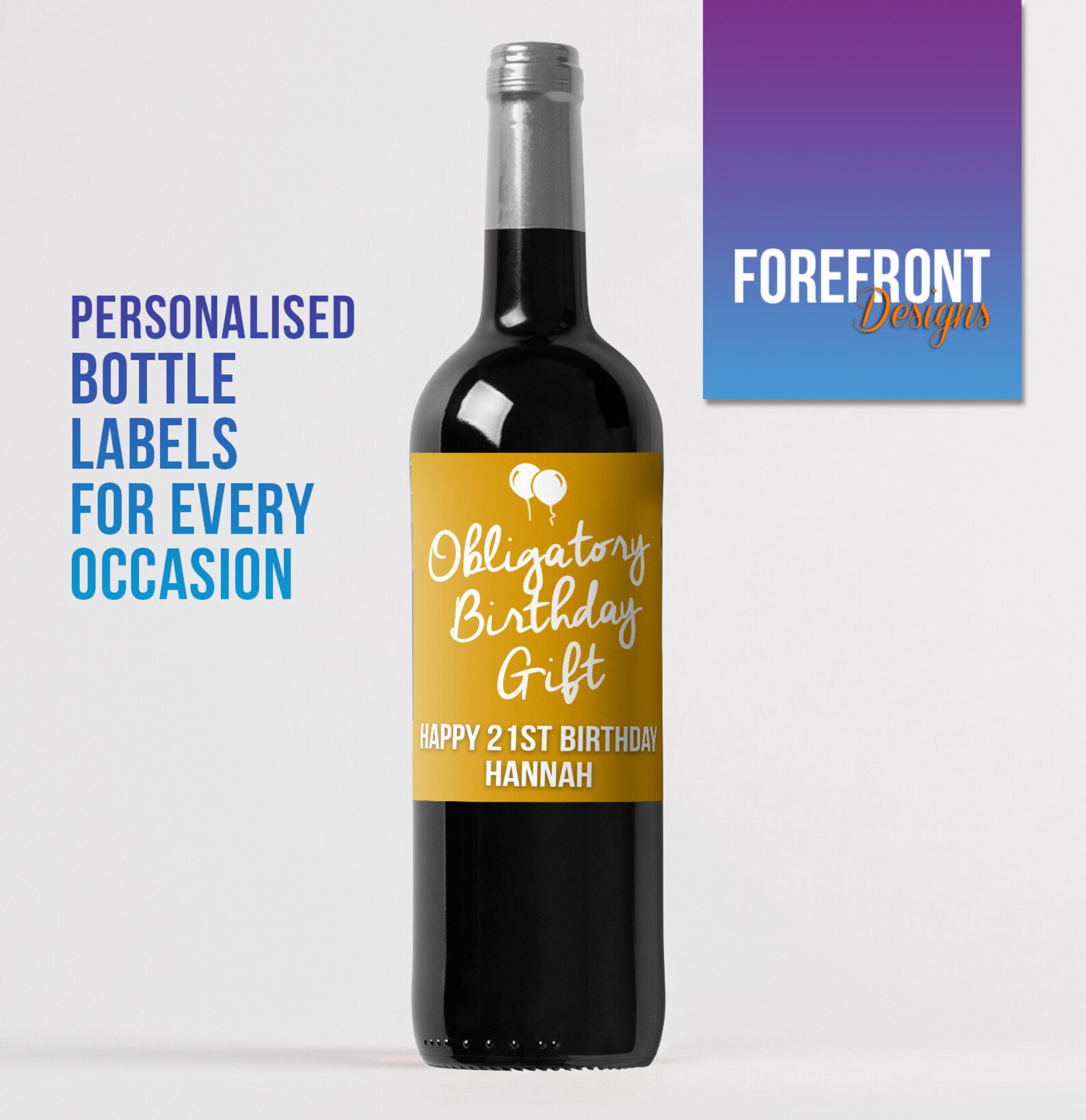 Personalised Funny Spoof Bottle Label - Perfect Celebration Xmas ...