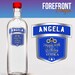 Personalised Blue Vodka Bottle Label-ideal - Etsy