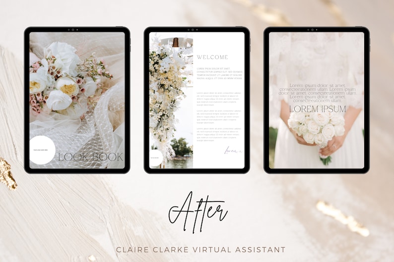 Wedding Lookbook, Canva Wedding Template, Lookbook Template, Wedding ...