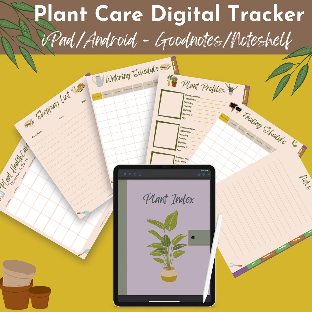 Digital Plant Profile and Plant Care Tracker for Growing House Plants ...