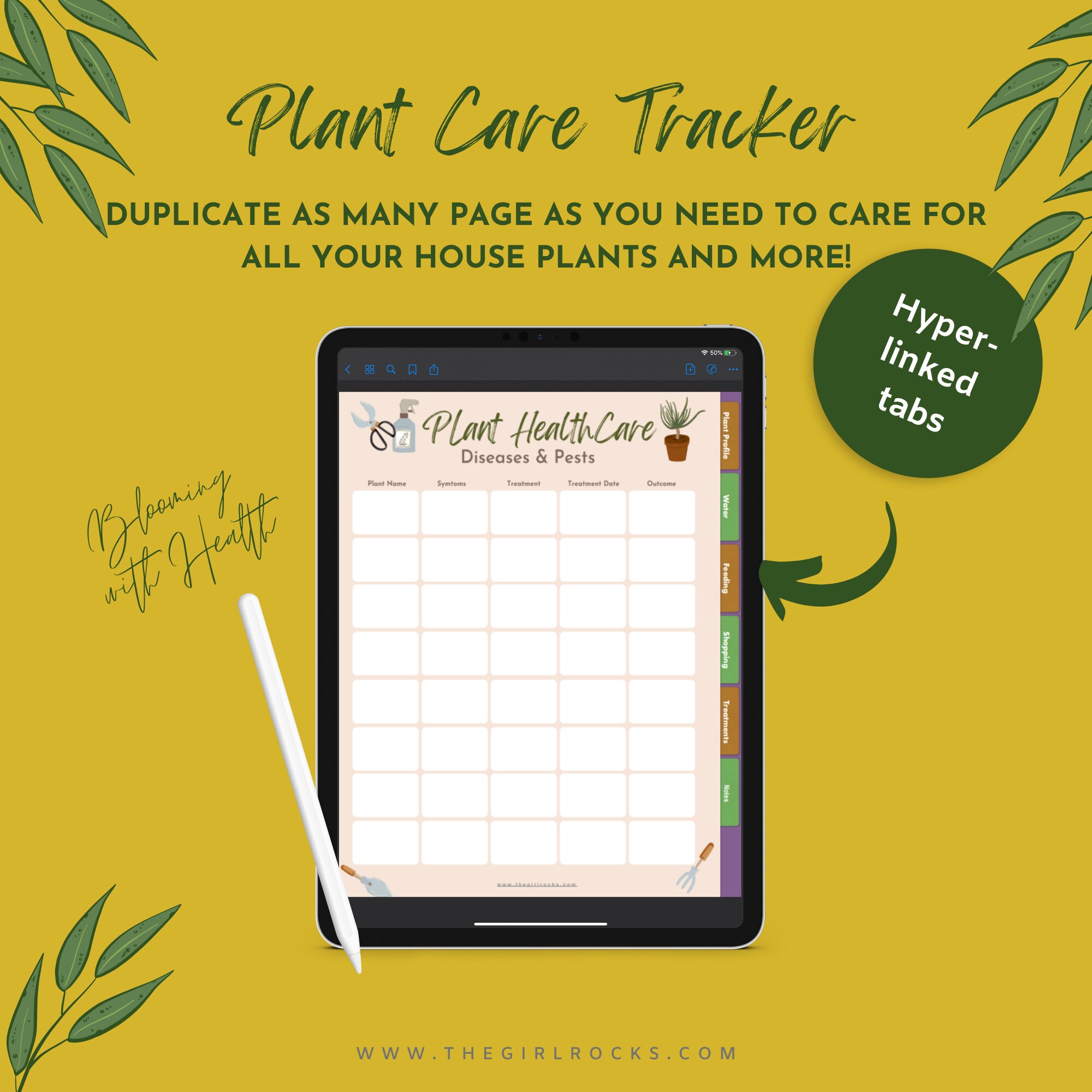 Digital Plant Profile and Plant Care Tracker for Growing House Plants ...