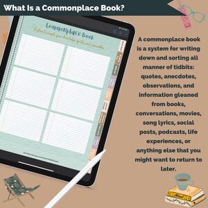 Digital Book Journal, PDF Reading Log for Goodnotes and Notability ...