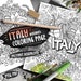 ITALY Digital Coloring Page/ Italian Adult Coloring/ Around the World ...