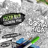 FRANCE Digital Coloring Page/ French Adult Coloring/ Around the World ...