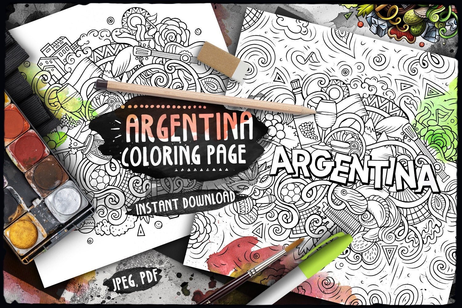 Argentina Coloring Pages