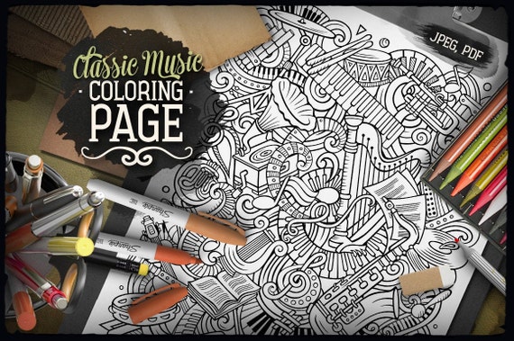 Classical Music Coloring Pages