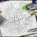 GUATEMALA Digital Coloring Page/ Maya Culture Travel Adult Coloring ...