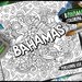 BAHAMAS Digital Coloring Page/ Travel Adult Coloring/ Around the World ...