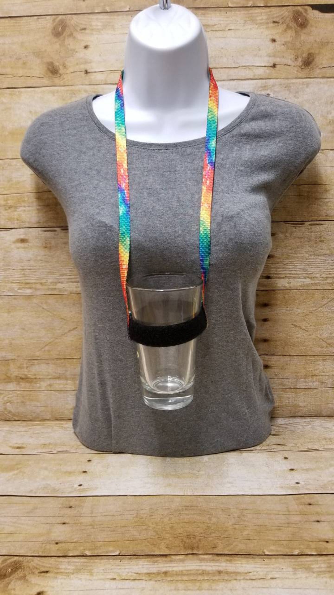 Drinking Lanyard - Dye Effect Rainbow ***NEW LENGTH Cup Lanyard Beer ...