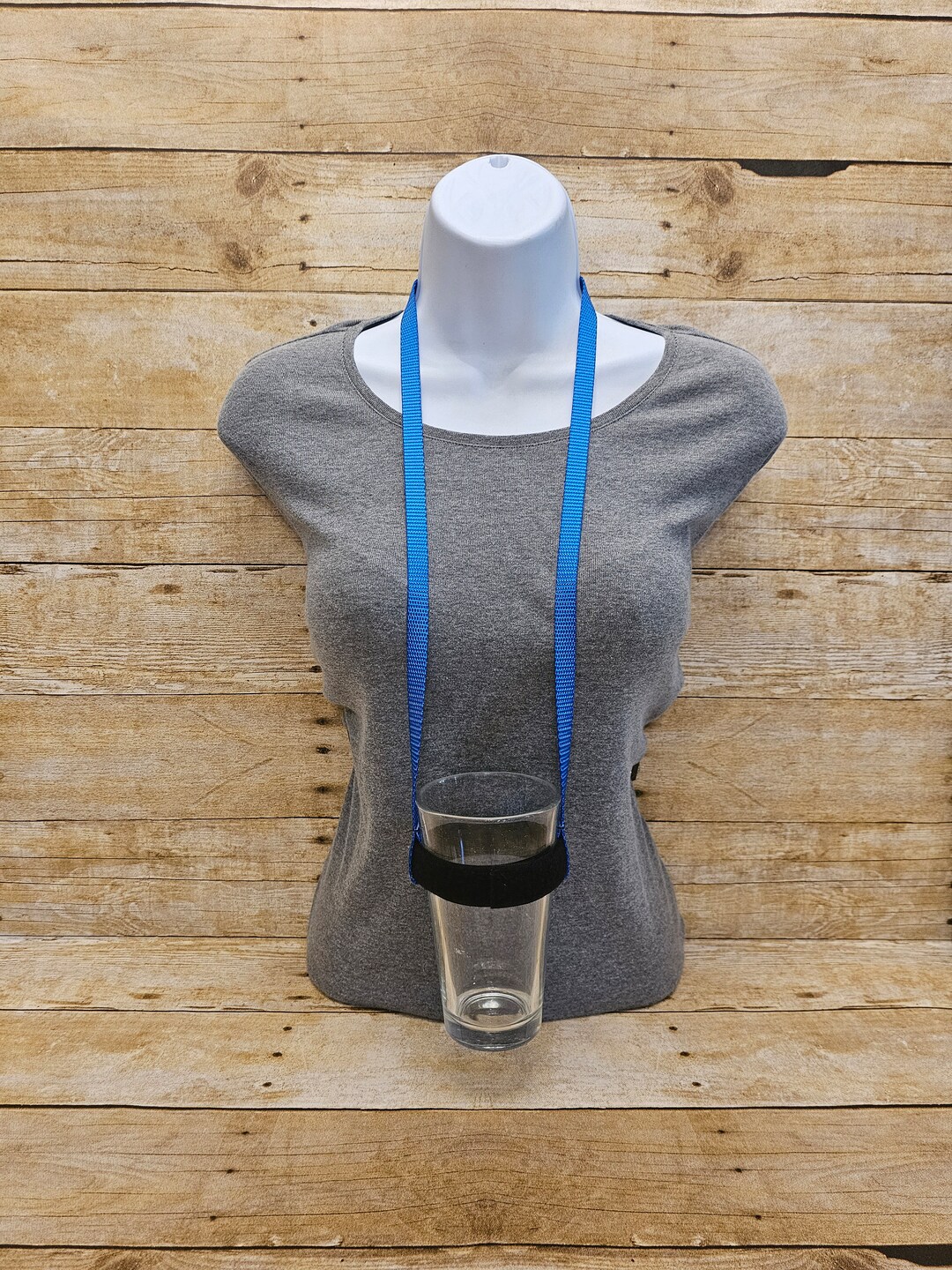 Drinking Lanyard Solid Royal Blue NEW LENGTH Cup Lanyard Beer Lanyard ...