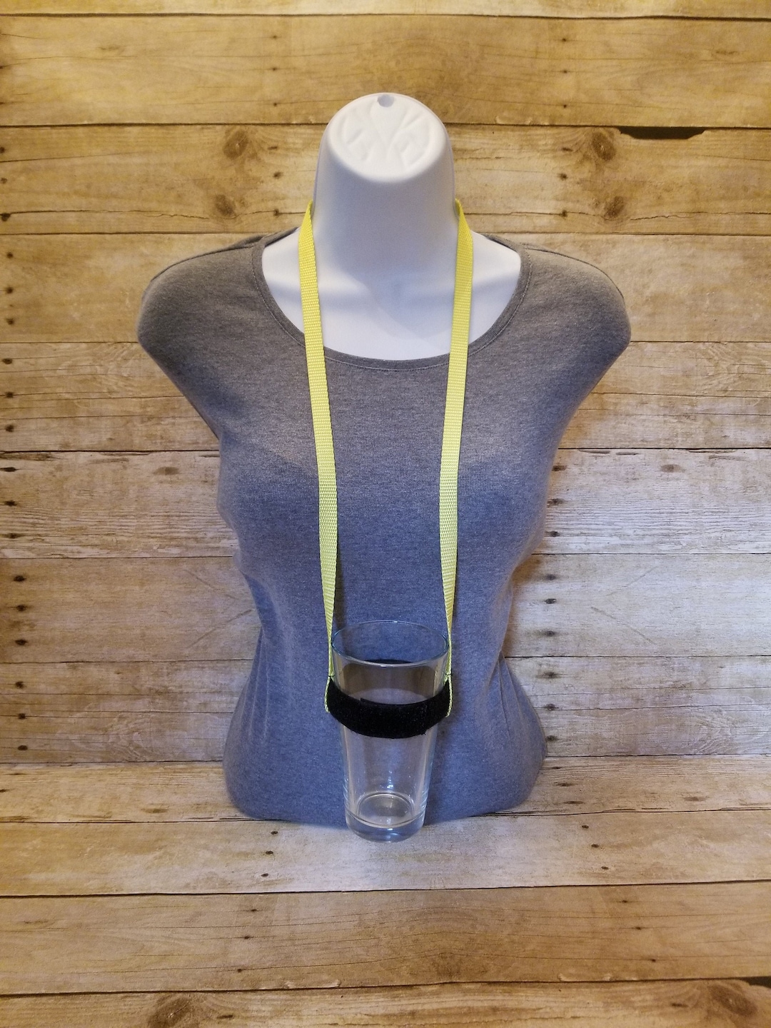 Drinking Lanyard - Solid Yellow ***NEW LENGTH Cup Lanyard Beer Lanyard ...