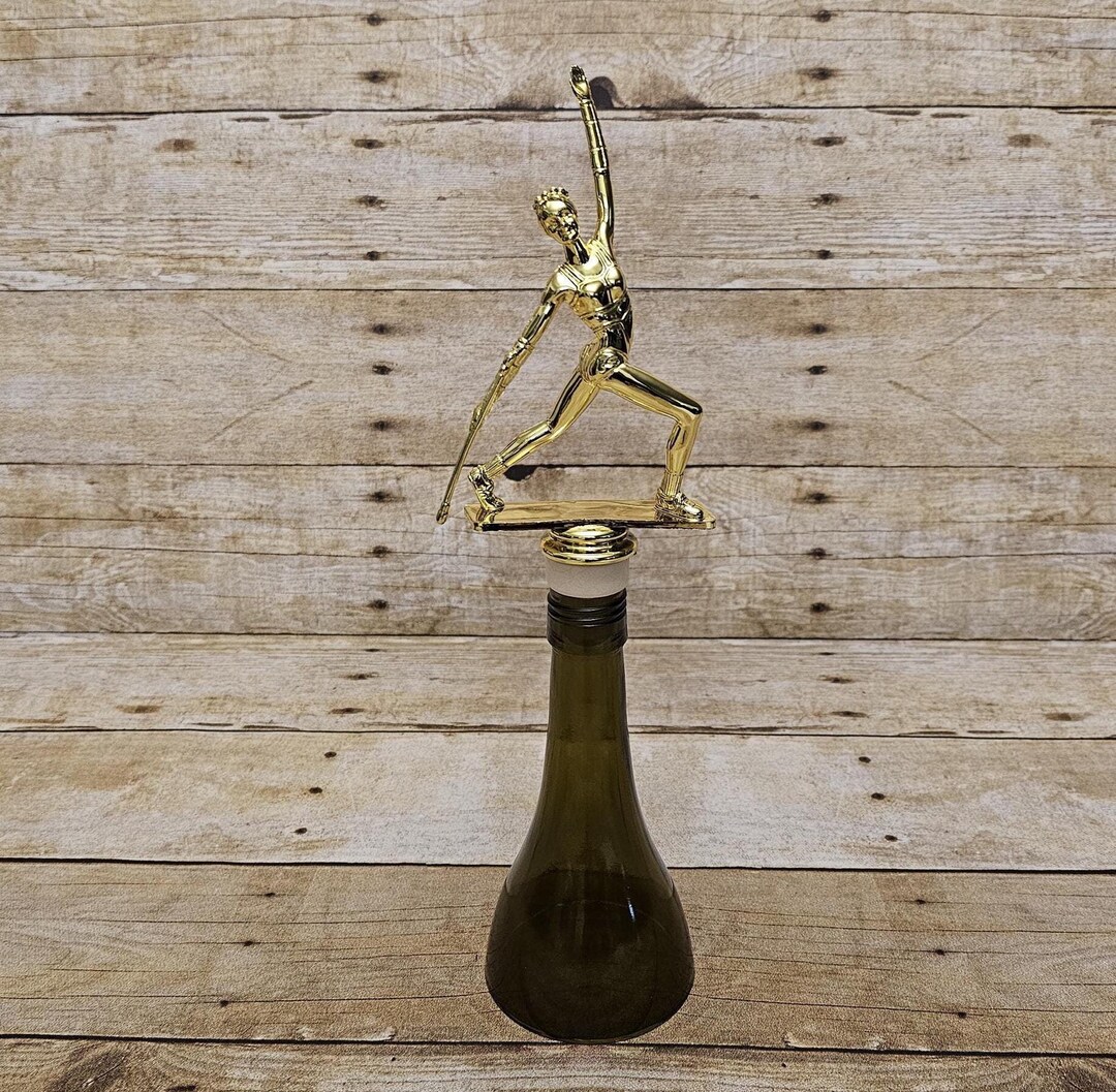 Majorette Female, Majorette Wine Stopper, Baton Twirler Trophy Wine ...