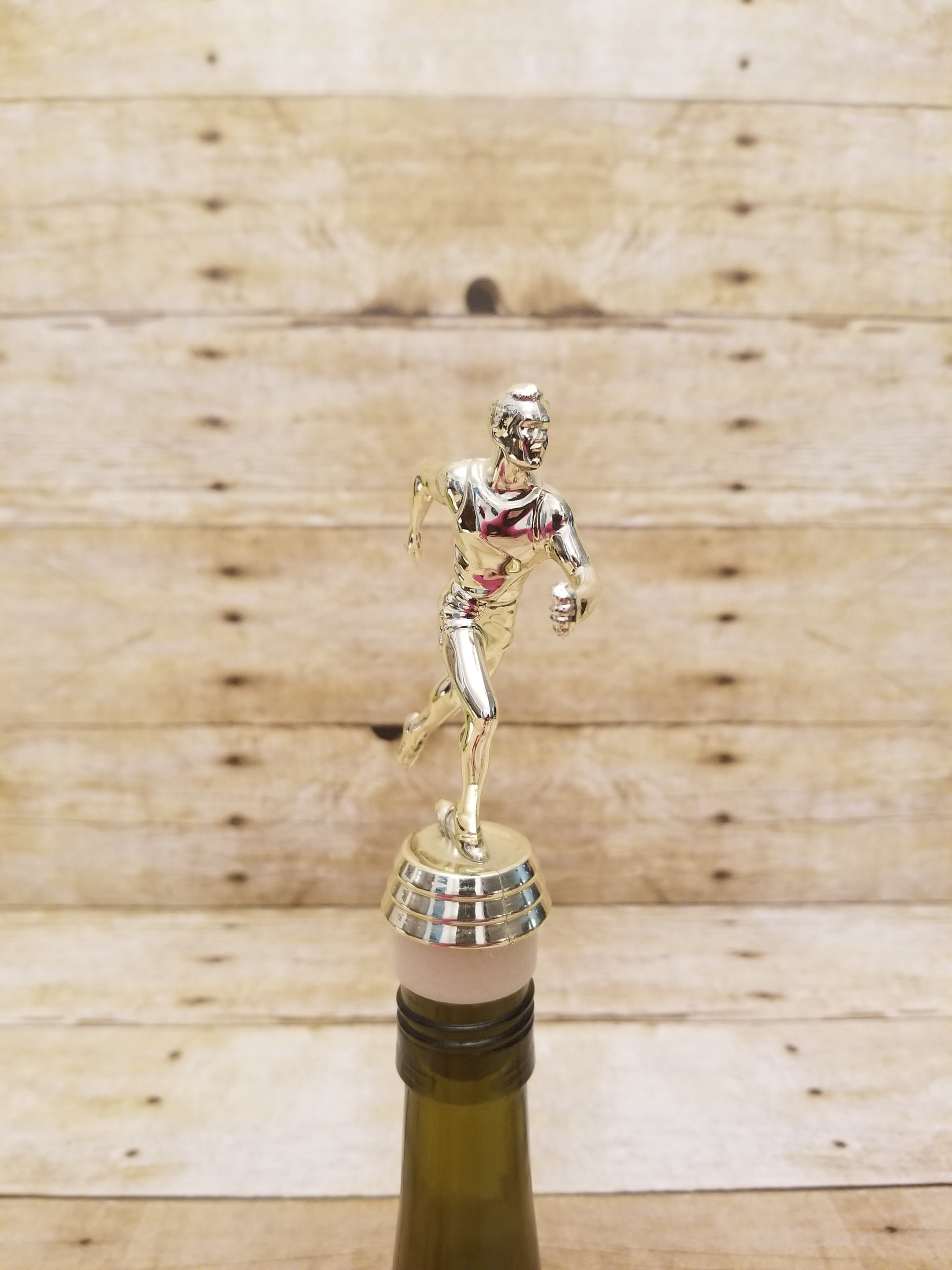 Runner Male Wine Stopper, Runner Male Trophy Wine Stopper, Runner Wine ...