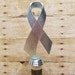 Awareness Wine Stopper, Light Blue Ribbon Wine Stopper, Ribbon Wine ...