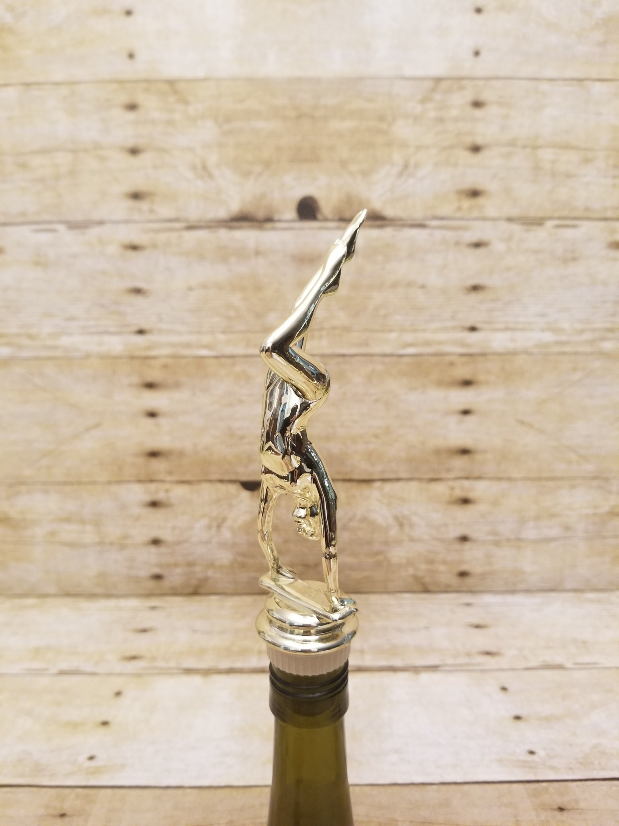 Gymnast Female, Gymnast Wine Stopper, Gymnast Handstand Trophy Wine ...