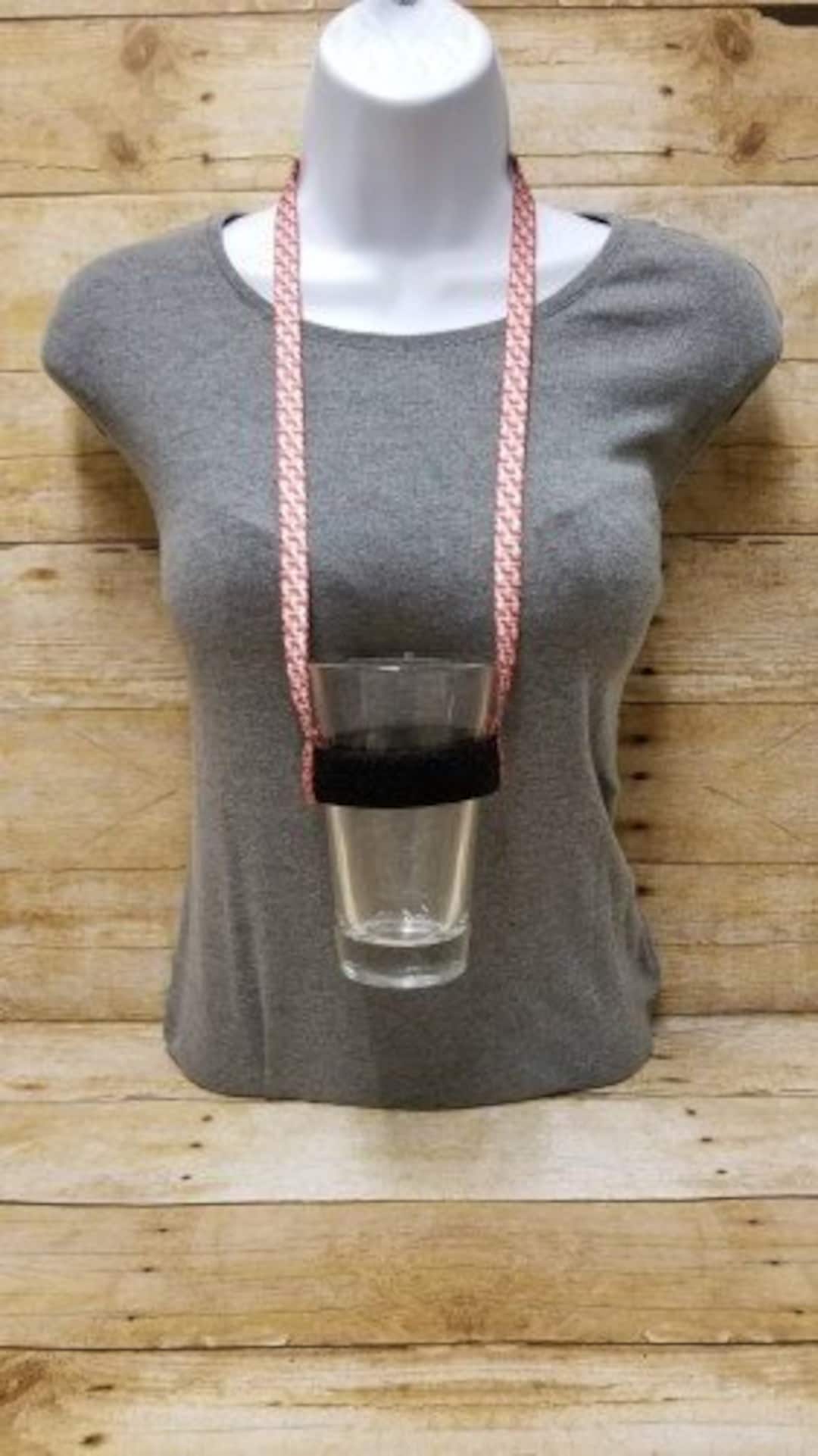 Drinking Lanyard - Geo Red Cup Lanyard Beer Lanyard Adjustable Lanyard ...