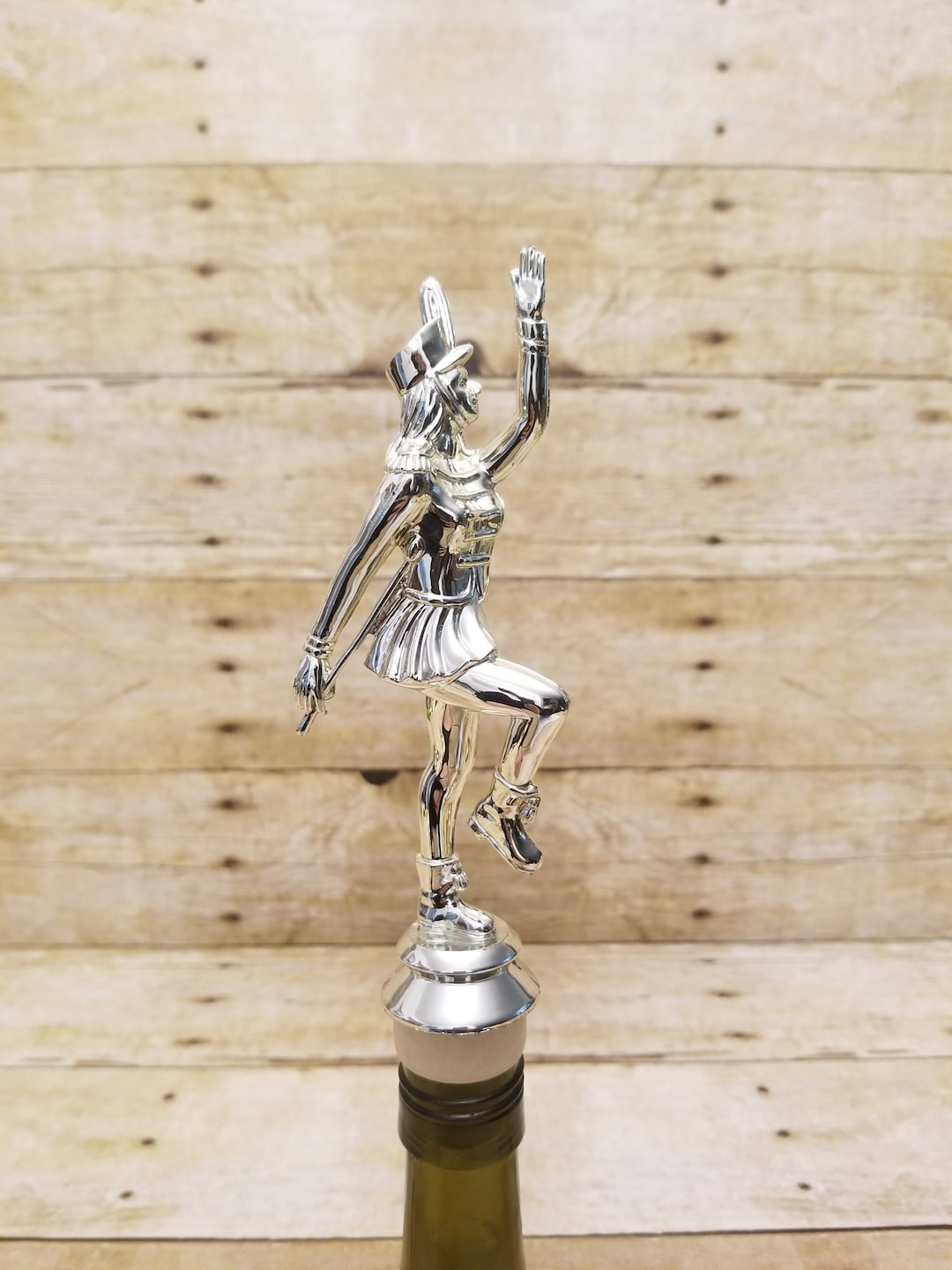 Majorette Female, Majorette Wine Stopper, Baton Twirler Trophy Wine ...