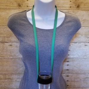 Drinking Lanyard - Solid Green ***NEW LENGTH Cup Lanyard Beer Lanyard ...