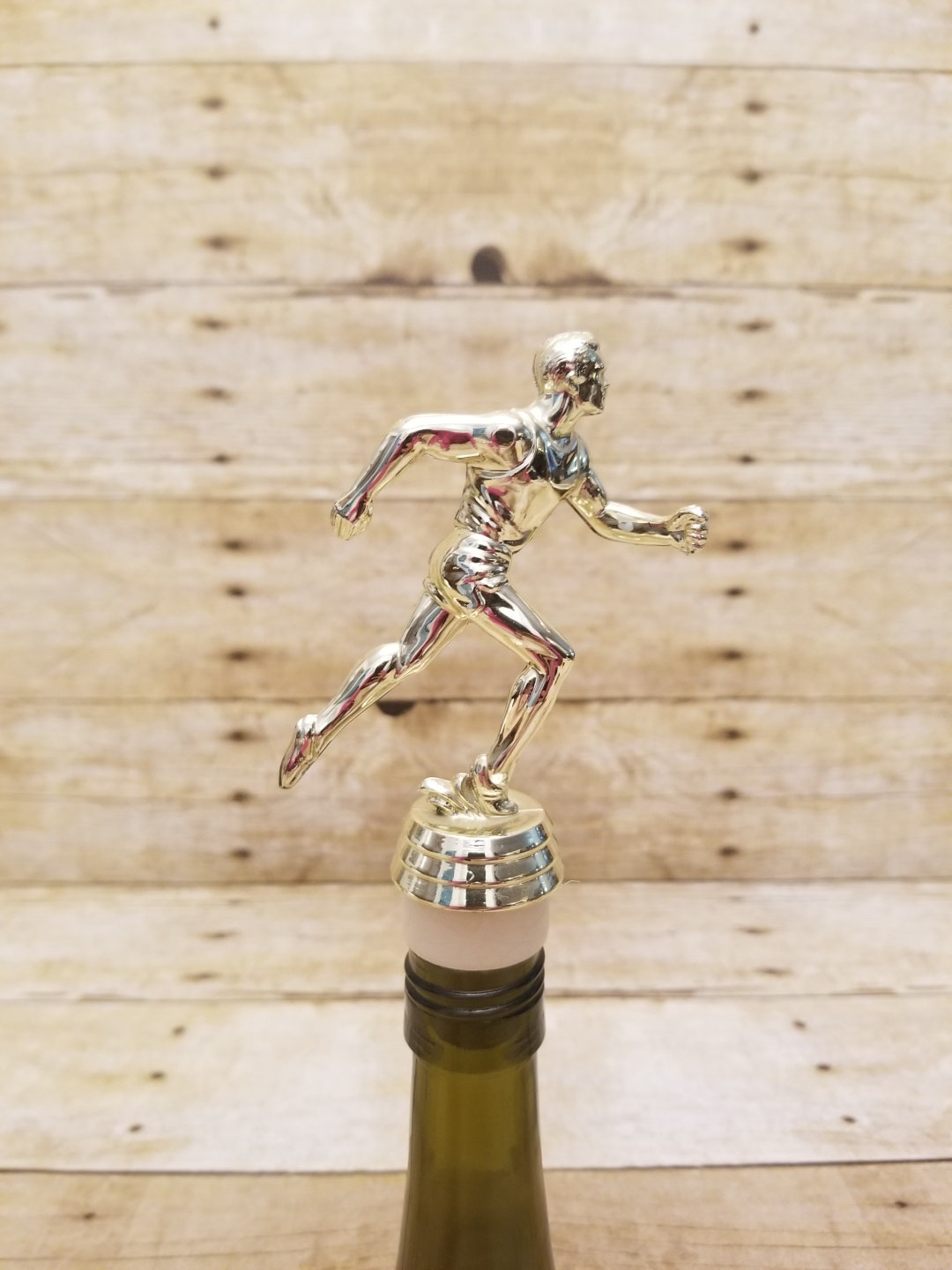 Runner Male Wine Stopper, Runner Male Trophy Wine Stopper, Runner Wine ...